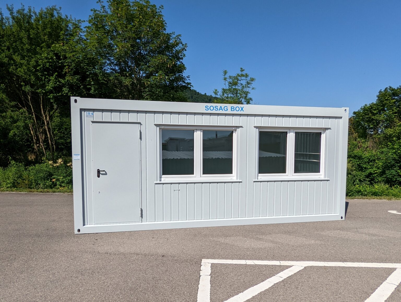 Bürocontainer Mannschaftscontainer Baucontainer SOSAG BOX